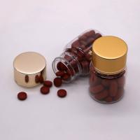 China Medicinal Packaging 35ML PET Small Plastic Pill Bottle with Customizable Color Caps for sale