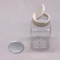 China Medicine Bottle 100ml PET Square Plastic Bottle with Custom Colour and Various Lids for sale