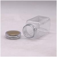 China Medicine Bottle 100ml PET Square Plastic Bottle with Custom Colour and Various Lids for sale