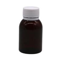 China 80ml PET Maple Cough Syrup Oral Liquid Bottle with Screen Printing Safety Cap for sale