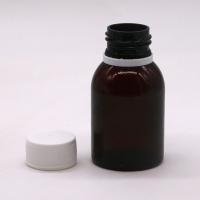 China 80ml PET Maple Cough Syrup Oral Liquid Bottle with Screen Printing Safety Cap for sale