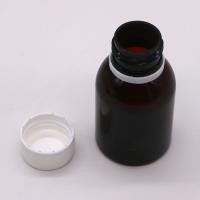 China 80ml PET Maple Cough Syrup Oral Liquid Bottle with Screen Printing Safety Cap for sale