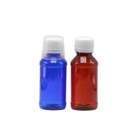 China 100cc PET Amber Cough Syrup Bottle with Safety Cap and Heat Seal for sale