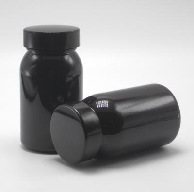 China 100ml PET Pill Bottles with PP Cap for Food Grade Vitamin Supplements 38mm Neck for sale