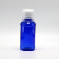 China 100cc PET Amber Cough Syrup Bottle with Safety Cap and Heat Seal for sale