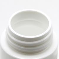 China 30ml HDPE White Plastic Pill Bottle with Child Safety Cap Portable Medicine Container for sale