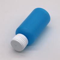 China Customizable Color HDPE 100ml Liquid Empty Plastic Bottle with Scale and Safety Lid for sale