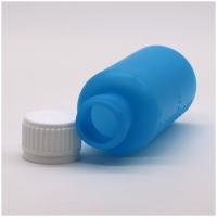 China Customizable Color HDPE 100ml Liquid Empty Plastic Bottle with Scale and Safety Lid for sale