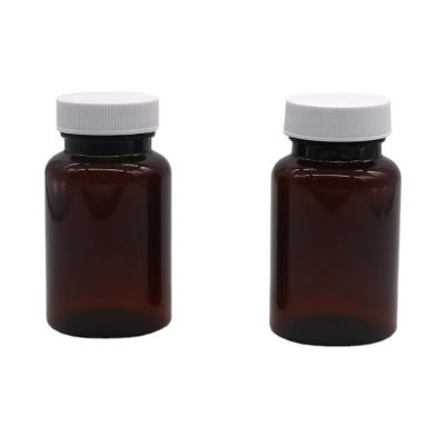 China Customizable PET Collar 120ml Solid Plastic Bottle for Medicine and Health Products for sale
