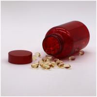 China PET Plastic 175ml Pill Medicine Bottle with CRC Screw Flip Top Caps 38mm Neck for sale