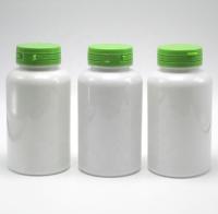 China 220ml PET White Round Bottle with Tear Off Lid for Health Care Products 39mm Neck for sale