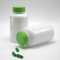 China 220ml PET White Round Bottle with Tear Off Lid for Health Care Products 39mm Neck for sale