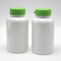 China 220ml PET White Round Bottle with Tear Off Lid for Health Care Products 39mm Neck for sale
