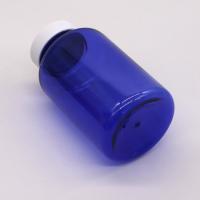 China 300ml/10oz Round Shape PET Plastic Bottle with Flip Top Cap for Pill Bottle Container for sale