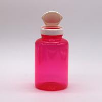 China 300ml/10oz Round Shape PET Plastic Bottle with Flip Top Cap for Pill Bottle Container for sale
