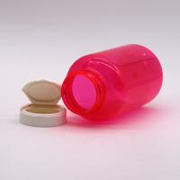 China 300ml/10oz Round Shape PET Plastic Bottle with Flip Top Cap for Pill Bottle Container for sale