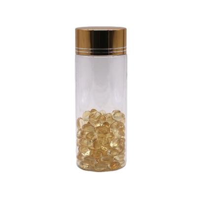 China 160ml PET Empty Plastic Medicine Bottle for Pill Vitamin Capsule Screen Printing for sale