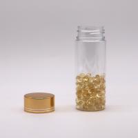 China 160ml PET Empty Plastic Medicine Bottle for Pill Vitamin Capsule Screen Printing for sale