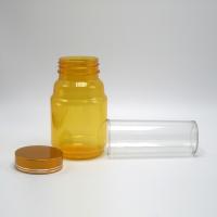 China Child Resistant Lids PET Pill Containers for Pharmacy 250mL Pill Capsule Storage for sale