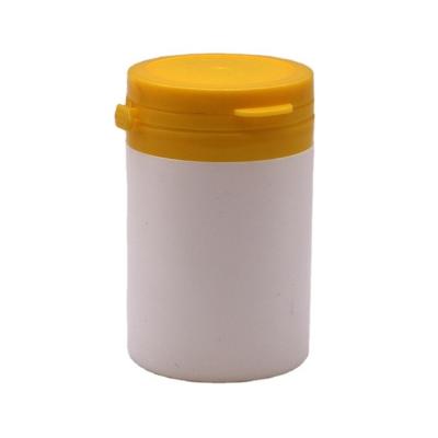 China 70ml PE Round Plastic Bottle with Tear-off Lid for Medicine Industrial Use 45mm Diameter for sale