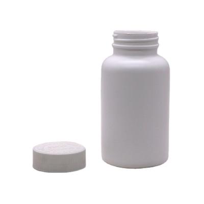 China 300ml PE Flip Top Cap Wide Mouth Plastic Bottle for Capsule Containers 43mm Neck for sale