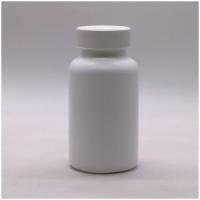 China 300ml PE Flip Top Cap Wide Mouth Plastic Bottle for Capsule Containers 43mm Neck for sale