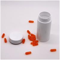 China 150mL PET Round Pharmacy Containers for Pills Vitamins Medicine Capsules 43mm Neck for sale