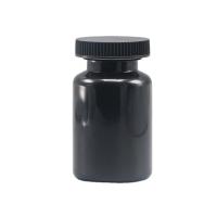 China 90mL PET Round Plastic Bottle 39mm Neck for Medicine Solid Tablet Capsule Storage for sale