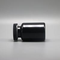 China 90mL PET Round Plastic Bottle 39mm Neck for Medicine Solid Tablet Capsule Storage for sale
