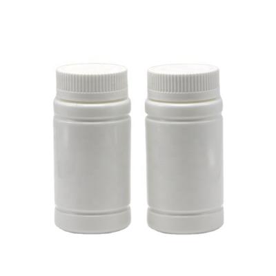 China Customized Logo PE Empty Bamboo Shape Plastic Bottle with Screw Cap for Pill Capsule Tablet Medicine Supplement 5OZ 150ml for sale