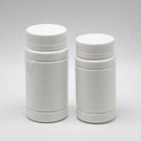 China Customized Logo PE Empty Bamboo Shape Plastic Bottle with Screw Cap for Pill Capsule Tablet Medicine Supplement 5OZ 150ml for sale