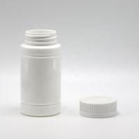 China Customized Logo PE Empty Bamboo Shape Plastic Bottle with Screw Cap for Pill Capsule Tablet Medicine Supplement 5OZ 150ml for sale
