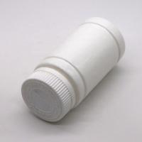China Customized Logo PE Empty Bamboo Shape Plastic Bottle with Screw Cap for Pill Capsule Tablet Medicine Supplement 5OZ 150ml for sale