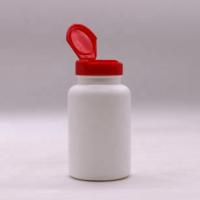 China 225mL Round Shape PET Plastic Bottle for Plii Medicine Solid Tablet Capsule Organizer for sale
