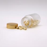 China 90mL PET Medicine Pill Capsule Container with Frosted Finish and Screw Cap 38mm Neck for sale