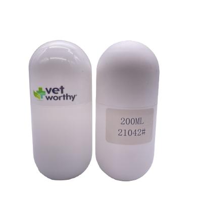 China HDPE Plastic Capsule Shaped Supplement Bottle 120ml to 250ml for Vitamin Pills for sale