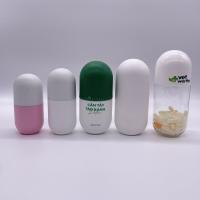 China HDPE Plastic Capsule Shaped Supplement Bottle 120ml to 250ml for Vitamin Pills for sale