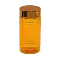 China 150ml PET Plastic Pill Medicine Bottle with CRC Screw Flip Top Cap 43mm Neck for sale