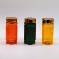 China 150ml PET Plastic Pill Medicine Bottle with CRC Screw Flip Top Cap 43mm Neck for sale