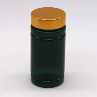 China 150ml PET Plastic Pill Medicine Bottle with CRC Screw Flip Top Cap 43mm Neck for sale