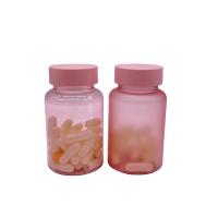 China Customized 120ml PET Matte Finished Bottle with Screw Cap for Supplement Pill Capsule for sale