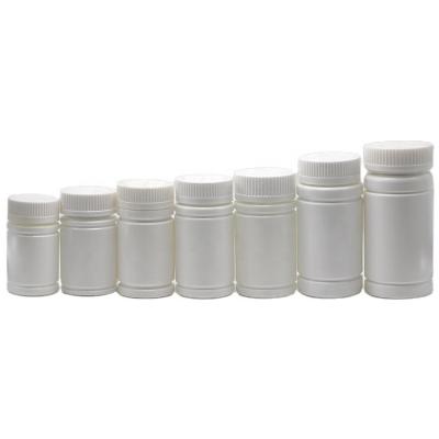 China 120ml HDPE Round Plastic Medicine Bottle with 40mm Screw Cap for Pills Tablets for sale