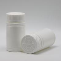China 120ml HDPE Round Plastic Medicine Bottle with 40mm Screw Cap for Pills Tablets for sale