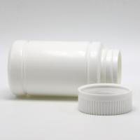 China 120ml HDPE Round Plastic Medicine Bottle with 40mm Screw Cap for Pills Tablets for sale