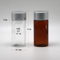 China Industrial Pharmaceutical 90mL PET Straight Tube Container for Pills and Capsules 34mm Neck for sale