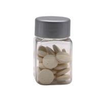 China Clear Square Shape 30mL PET Plastic Bottle for Medicine Supplement Storage Supplement for sale