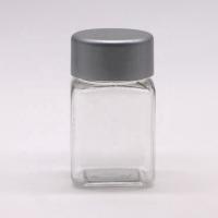 China Clear Square Shape 30mL PET Plastic Bottle for Medicine Supplement Storage Supplement for sale