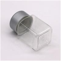 China Clear Square Shape 30mL PET Plastic Bottle for Medicine Supplement Storage Supplement for sale