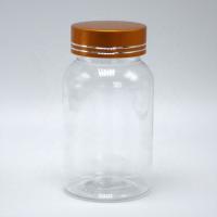 China 120ml Wide Mouth PET Pill Bottle with Flip Top Cap for Custom Supplement Containers for sale