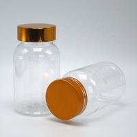 China 120ml Wide Mouth PET Pill Bottle with Flip Top Cap for Custom Supplement Containers for sale